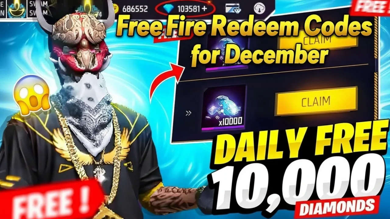 Free Fire Redeem Codes for December 2025 – Get Free Diamonds, Skins ...